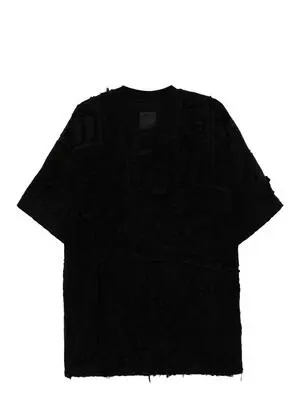 Givenchy Distressed Effect T-shirt - Black