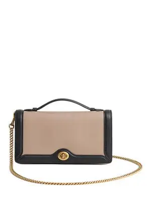 COACH Riley Chain Clutch - Brass/stone Multi