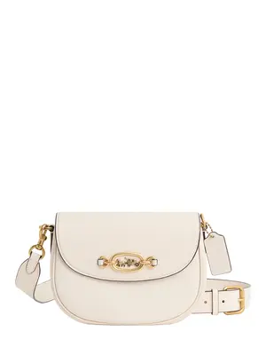 COACH® Harley Crossbody Bag Brass/chalk