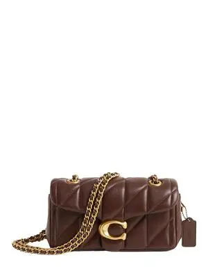 COACH Tabby Pillow Quilted Leather Shoulder Bag 20 - Brass/maple