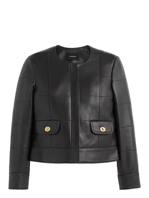 COACH® Restored Quilted Feminine Jacket - Black