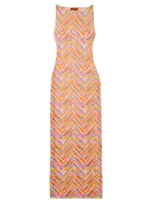 Missoni Printed Stretch-tulle Maxi Dress - Multi