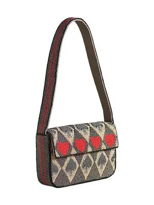 Anthropologie By Anthropologie The Fiona Beaded Icon Bag Spade