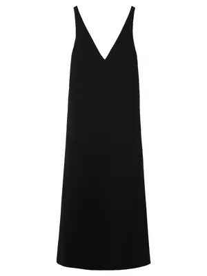 Staud Zora Crepe-jersey Maxi Dress - Black