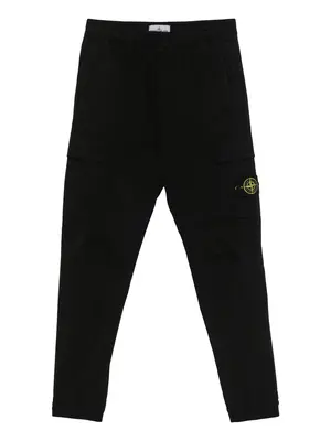 Stone Island Compass-badge Cargo Trousers - Black