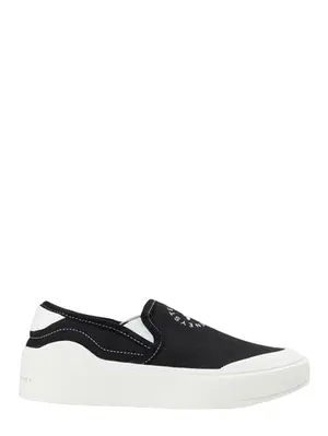Adidas By Stella McCartney Court Slip On Sneakers - Black