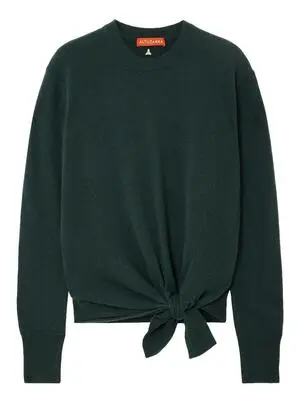 Altuzarra Nalini Knotted Cashmere Sweater - Blue