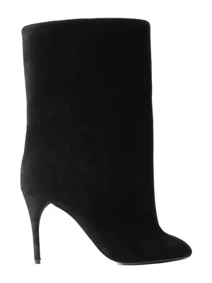 Alaïa Suede Ankle Boots - Black
