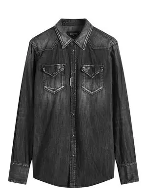 Dsquared2 Classic Western Shirt - Black