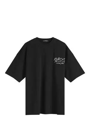 COLE BUXTON Script T-shirt - Black