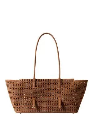 Alaïa Neo Mina Tote - Brown