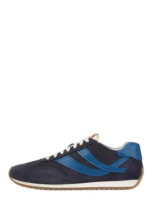 Vince Oasis Suede & Leather Runner Sneakers Blue