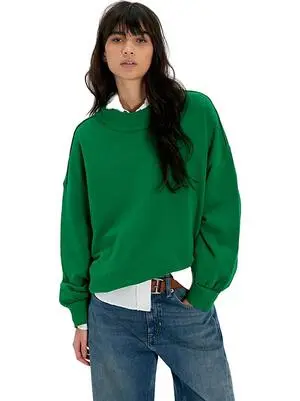 Free People Palm Springs Pullover - Green Bee
