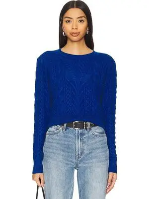 FAVORITE DAUGHTER Esther Crewneck Sweater - Blue