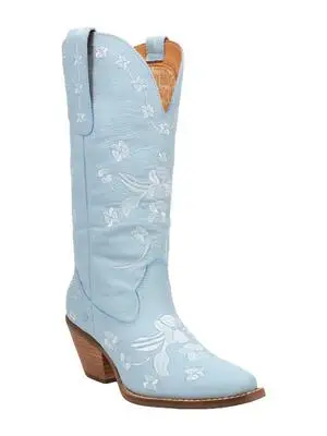 DINGO Dingo Love Bug Western Boots Blue