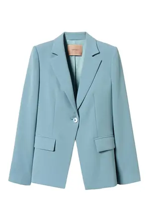 TWINSET Crêpe Blazer - Blue
