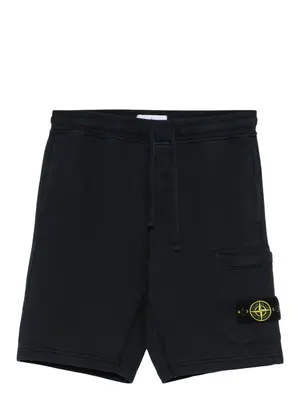 Stone Island Compass-badge Track Shorts - Blue