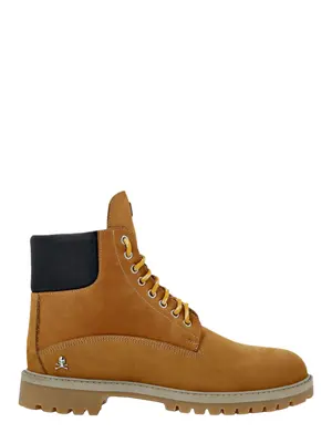 Philipp Plein Logo-plaque Boots - Neutrals