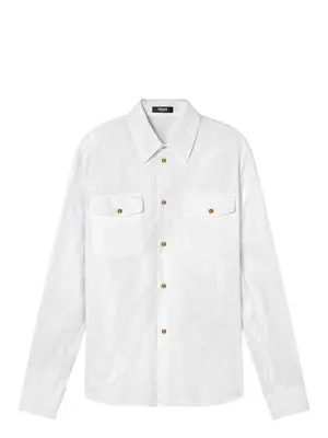 Versace Barocco-jacquard Shirt - White