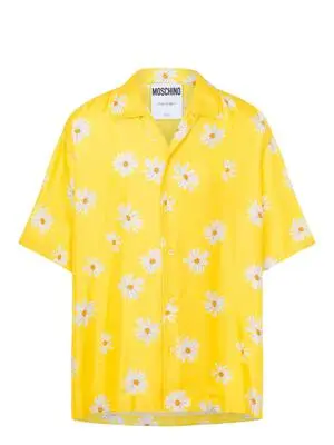 Moschino Floral-print Shirt - Yellow