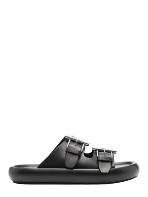Alexander McQueen Leather Sandals - Black