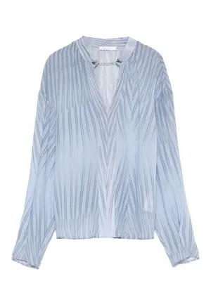 Patrizia Pepe Printed Blouse - Blue