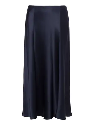 Alberta Ferretti Mid-length Flared Hem Skirt - Blue