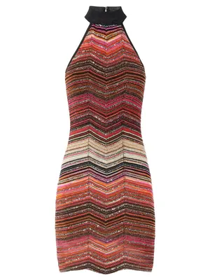 Missoni Zigzag Mini Dress - Black