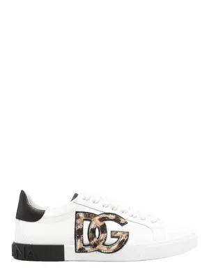 Dolce & Gabbana Logo-patch Sneakers - White