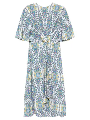 Etro Printed Midi Dress - Neutrals