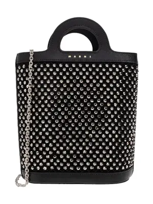 Marni Crystal-embellished Tote Bag - Black