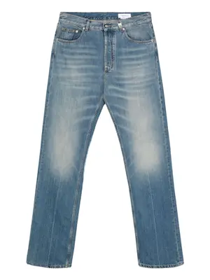 Alexander McQueen Straight-leg Jeans - Blue