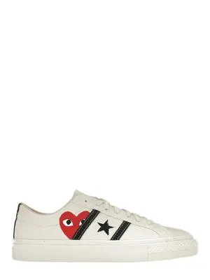 CONVERSE One Star Academy Pro Ox Comme Des Garcons Play - Milk/black/red
