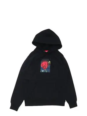 Supreme Araki Rose Hooded Sweatshirt - Black
