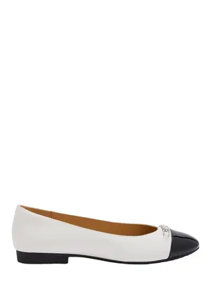 Michael Kors Rebecca Ballet Flats - White