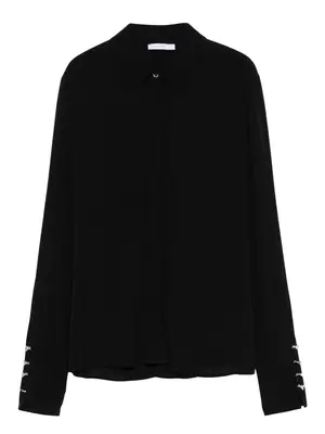 Patrizia Pepe Crepe Shirt - Black
