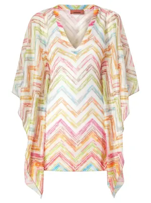 Missoni Printed Mini Dress - White