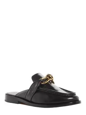 Bottega Veneta Astaire Open Back Loafers - Nero