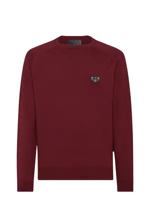 Philipp Plein Round-neck Sweater - Red