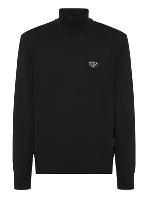 Philipp Plein Turtleneck Sweater - Black