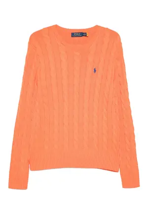 Polo Ralph Lauren Polo Ralph Lauren Pony-Embroidered Sweater Orange