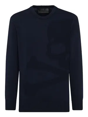 Philipp Plein Skull & Bones Sweater - Blue