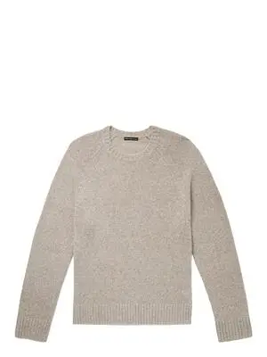 JAMES PERSE Cashmere Crew Neck Sweater - Neutrals