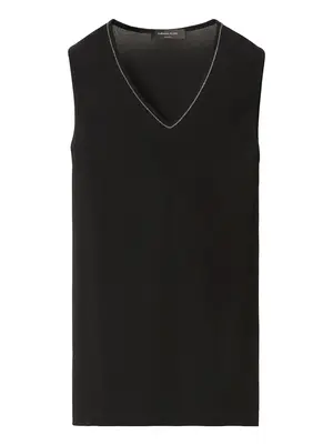 Fabiana Filippi Sablé Tank Top - Black