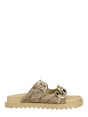 Guess Chain Link Detail Sandals - Neutrals
