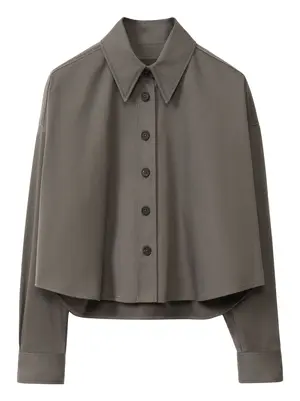 Fabiana Filippi Cropped Jacket - Grey