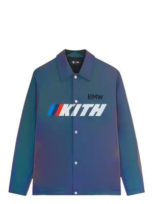 Kith X Bmw Kieran Coaches Jacket - Techno Violet