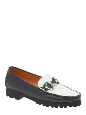 Robert Zur Robert Zur Soho Classic Bit Loafer Black/ White
