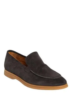 Eleventy Suede Loafer - Black