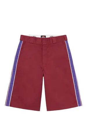 Supreme X Dickies Stripe 13" Loose Fit Work Short - Red